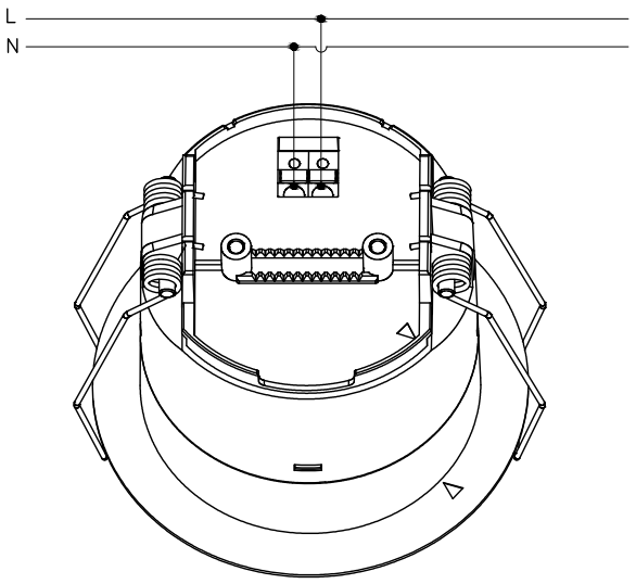 Wireless Detector wiring diagram
