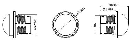 Product dimension diagram