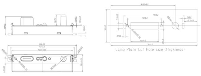 Clasp structure installation diagram