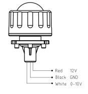 Mini PIR Motion Sensor wiring diagram
