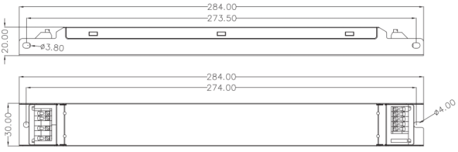 Product dimension diagram
