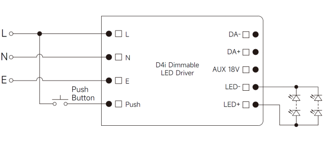 DALI dimming diagram