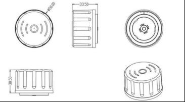 Product dimension diagram