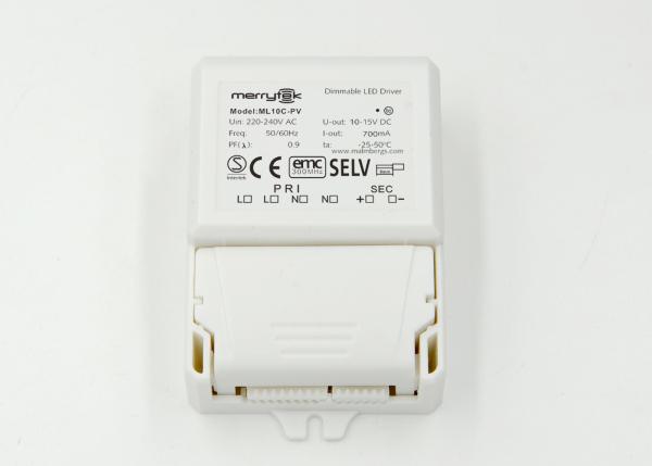 1x10w Push 1-10v Led Dimmer Switch ML10C- PV1For 700mA Output 6-14Vdc