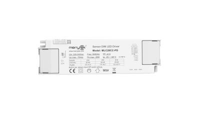 中国 28W マックス センサ DIM LED ドライバー, 230mA-615mA 出力,色温 選択可能,フラッカーフリー 販売のため