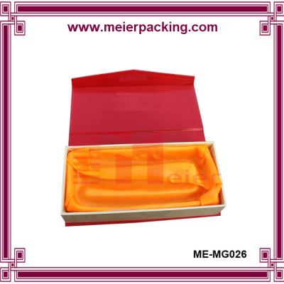 China Custom presentation paper box for lady belt, magnet closure gift box ME-MG025 for sale
