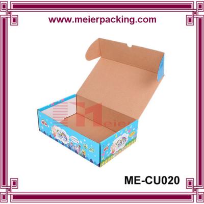 China Corrugated lady shoes box, fancy design paper packaging box ME-CU020 for sale
