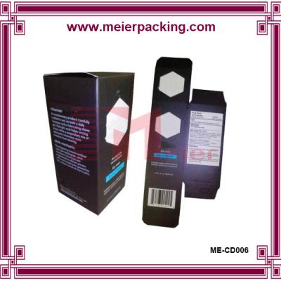 China Cosmetic facial cleanser packaging box, custom skin cleanser paper box ME-CD006 for sale