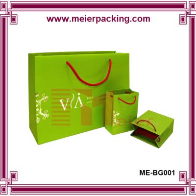 China Luxury Customized Shopping Bags Paper/Foldable Shopping Mall Paper Bag ME-BG001 for sale