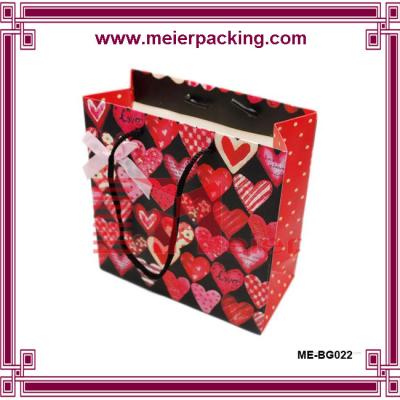 China Luxury custom paper shopping bag stand ME-BG022 for sale