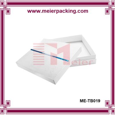 China Large Wedding Photo Album Packaging White Paper Gift Box with LOGO ME-TB019 for sale