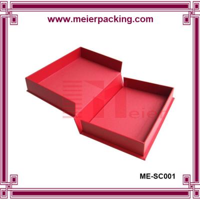 China Custom clamshell paper box for wedding photo album with logo ME-SC001 for sale