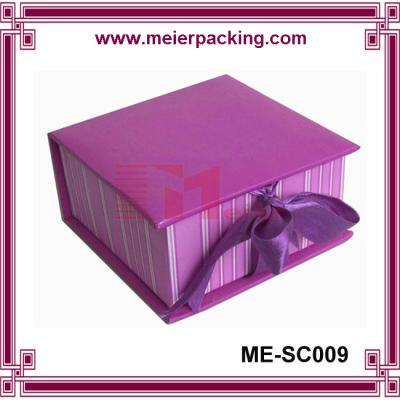 China Purple Paper Album Packaging Box for Gift ME-SC009 for sale