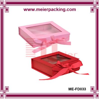 China New Paper Gift Photo Album Box with PVC Window ME-FD033 for sale