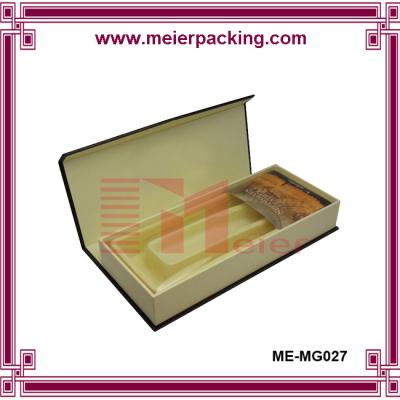 China High quality magnetic closure brown cardboard packaging box ME-MGO27 for sale