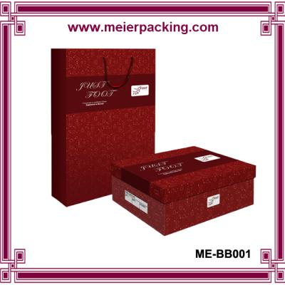 China Safety shoe packaging paper box and bag ME-BB001 for sale