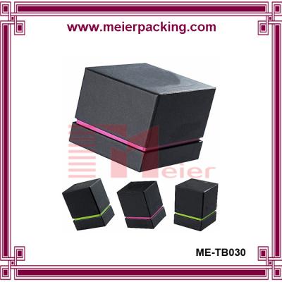 China Fancy design art paper jewelry box/luxury ring packaging paper box ME-TB030 for sale