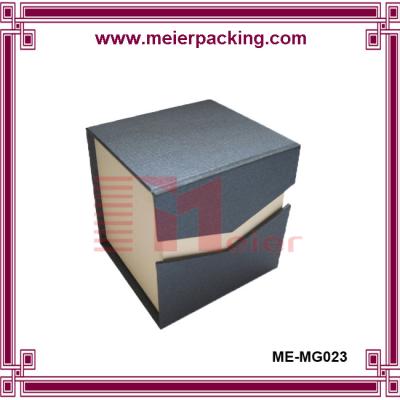 China black rectangle magnetic closure custom jewelry paper box ME-MG023 for sale