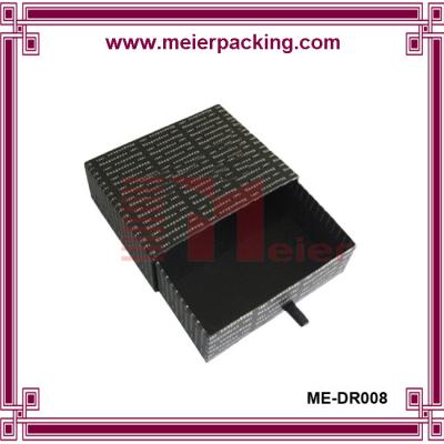 China custom fashion elegant paper jewelry sliding drawer gift box ME-DR008 for sale