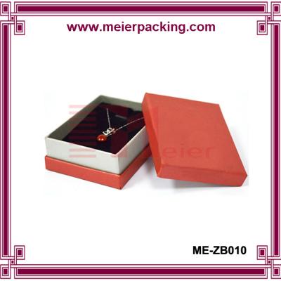 China Custom necklace paper gift box/Jewelry printed cardboad paper box ME-ZB010 for sale