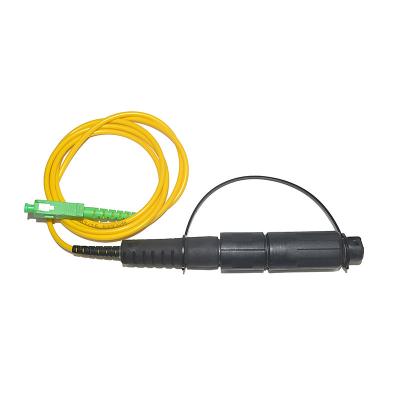 Cina Il cavo a fibra ottica della soluzione di FTTH impermeabilizza con il connettore di IPSC l'APC H in vendita