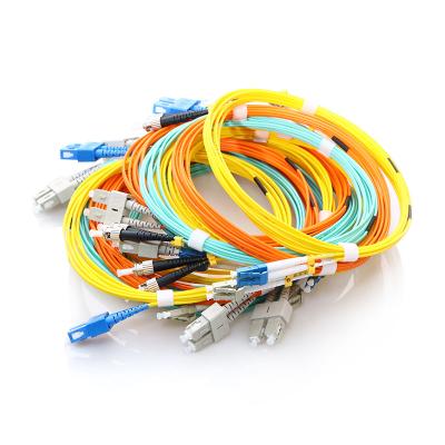 China 3m Outdoor LC LC Fiber Patch Cord Yellow Color For CATV LAN MAN for sale