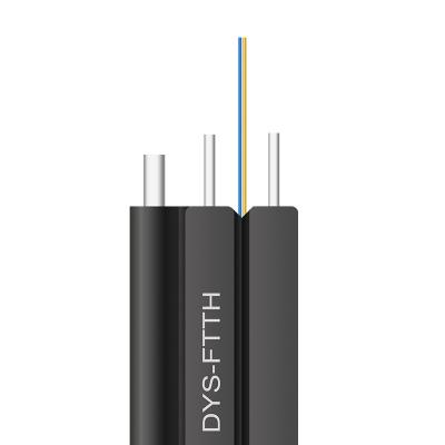 Cina GJXH GJXCH 1,2,4,6,8,12 svuota cavo flessibile dell'interno di FTTH/all'aperto piano del cavo a fibre ottiche in vendita