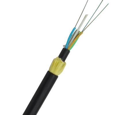 Cina Cavo a fibre ottiche aereo autosufficiente all'aperto dei adss della portata 100m del centro del centro 24 dei adss 12 di optica di fibra di prezzo franco fabbrica in vendita