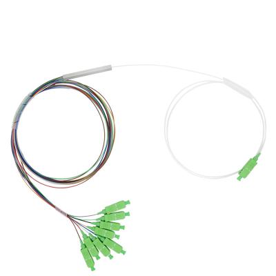 Cina SpA a fibra ottica su misura Mini Steel Tube Type del separatore 1x8 di FTTH in vendita