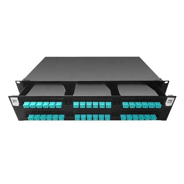 Customized MPO Patch Panel 48 Fiber 96 Fiber 1U 19' Rack Mount