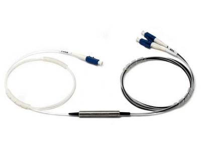 China Fiber Optic Isolator EDFA/CATV Used Wide Band High Isolation 3 Ports 1x2 40 0.35 Db ( Max 0.5 ) 1310 or 1550 Nm 0.10 Db for sale