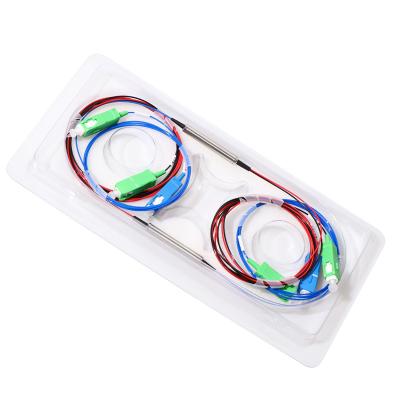 China 1X2 FWDM DWDM Fiber Optic Splitter 3 Ports 100G 200G For WDM Network Systems for sale