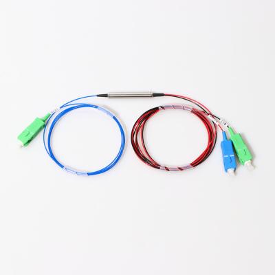 China 1X2 FWDM DWDM Fiber Optic Splitter 3 Ports 100G 200G For WDM Network Systems for sale
