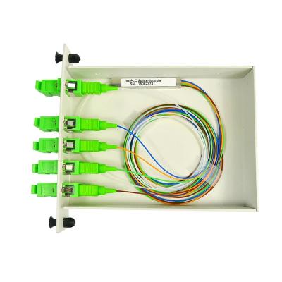 China Divisor 1x8 tipo cassette da fibra ótica do PLC de 8 maneiras com o conector do SC APC à venda