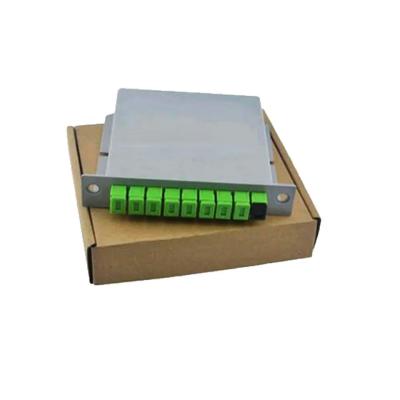 China Divisor 1x8 tipo cassette da fibra ótica do PLC de 8 maneiras com o conector do SC APC à venda