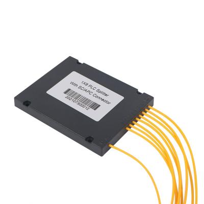 China Os ABS 1×8 encaixotam o divisor do PLC com tipo da fibra da maneira G657A1 do conector 8 à venda