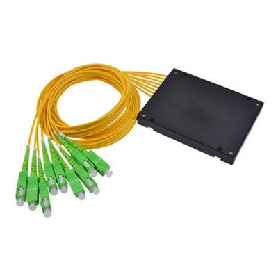 China Os ABS 1×8 encaixotam o divisor do PLC com tipo da fibra da maneira G657A1 do conector 8 à venda