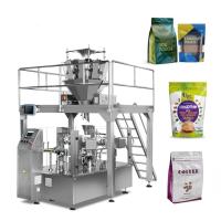 China Automatic Nuts Cookie Premade Bag Packing Machine Multihead Weigher for sale