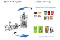China Automatic Nuts Cookie Premade Bag Packing Machine Multihead Weigher for sale