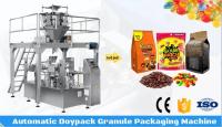 China Automatic Zipper Doypack Packing Machine For Chocolate Bean for sale