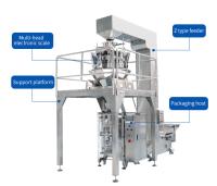 China Mozzarella Cheese Candy Beef Jerky Garlic Granule Packaging Machine Electric for sale