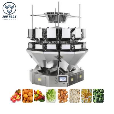 Cina Grandi pesatori di Multihead del peso dell'obiettivo per le verdure di insalata in vendita