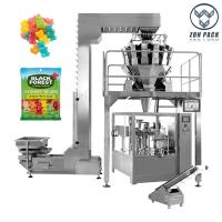 China Automatic Snack Food Gummy Bear Candy Packing Machine PLC Control for sale