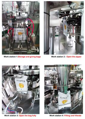 Cina Controllo gommoso automatico dello SpA della macchina imballatrice di Candy dell'orso dello spuntino in vendita