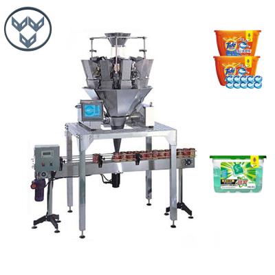China Het plastiek kan Wasmiddel het Vullen Machine Volledige Automatisch Te koop