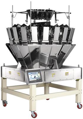 China Snack Food Granule Rice Sugar 1KW Automatic Multihead Weigher for sale