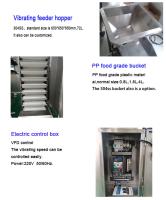 China VFD Control Food Grade 4L Vertical Bucket Elevator for sale