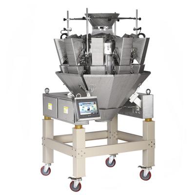 Cina Pesatore di Multihead del saltatore di Dimple Surface 2.5L della struttura SS304 per frutta congelata in vendita