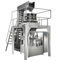 China 8 Stations Multihead Weigher Nitrogen Packing Machine For Snacks for sale