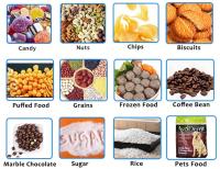 China Popcorn Potato Chips Nuts Packing Machine With Nitrogen for sale